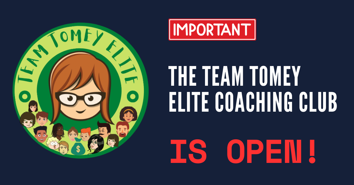 Team Tomey Elite Is OPEN! – LizTomey.com